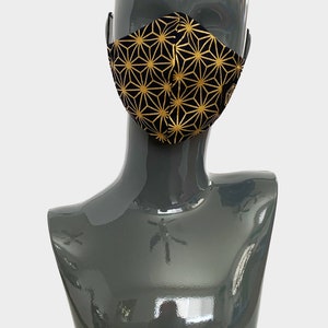 Ninja Face Mask | Sacred Geometry Face Mask | Rave Mask | Designer Face ...