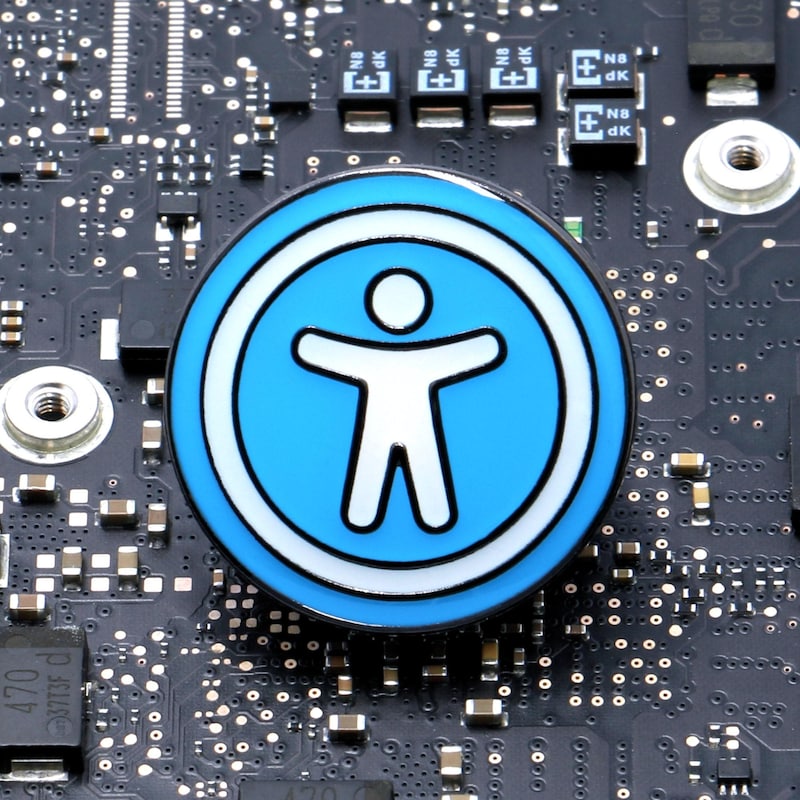 Accessible Pin Badge - Etsy