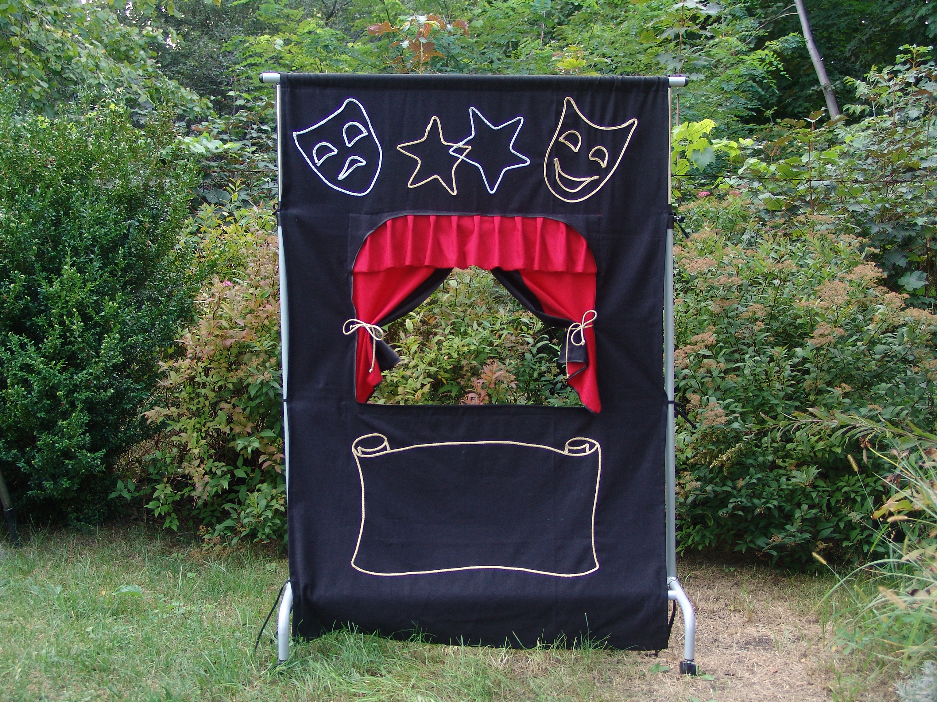 Doorway Puppet Theater Puppet Stage garden fun | Etsy