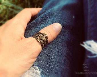Filigree ring | Etsy