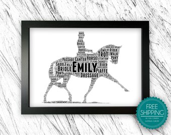 Horse Word Art | Etsy