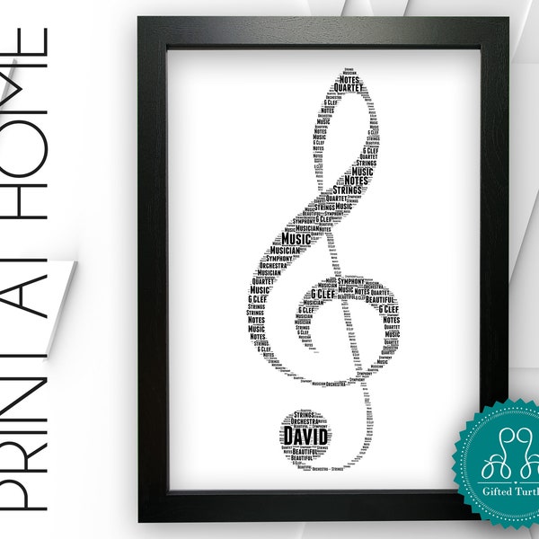 Music Word Art - Etsy