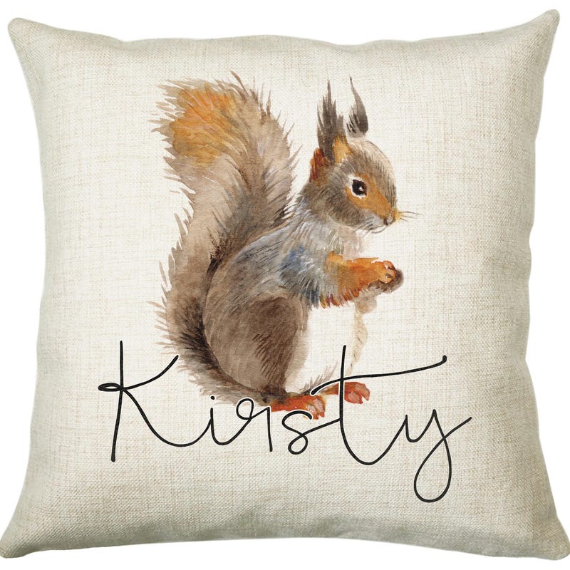 Squirrel Pillow - Etsy