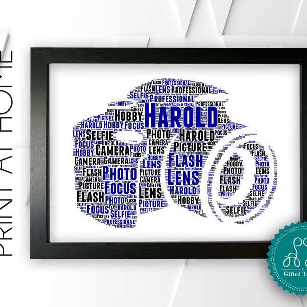Camera Word Art - Etsy