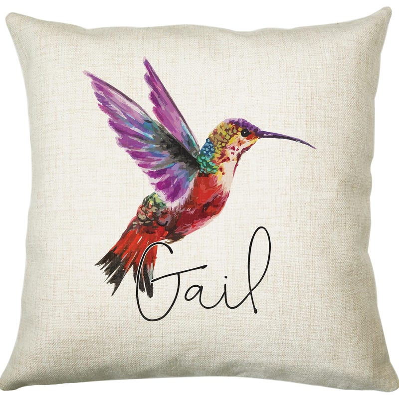 Hummingbird Pillow - Etsy