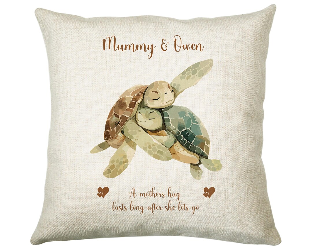 Mum Gift From Son Daughter - Personalised Turtle Design Mummy Scatter ...