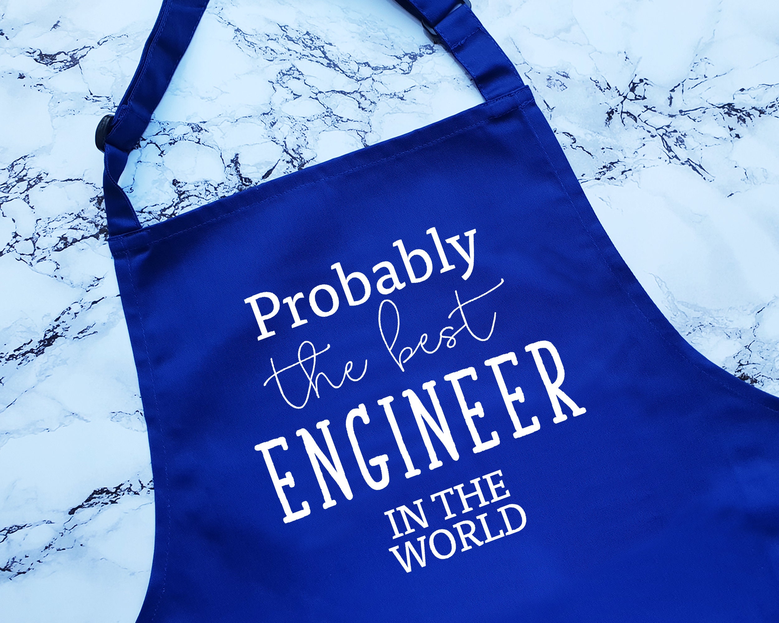 Probably the Best Engineer in the World Apron Gift Cooking - Etsy