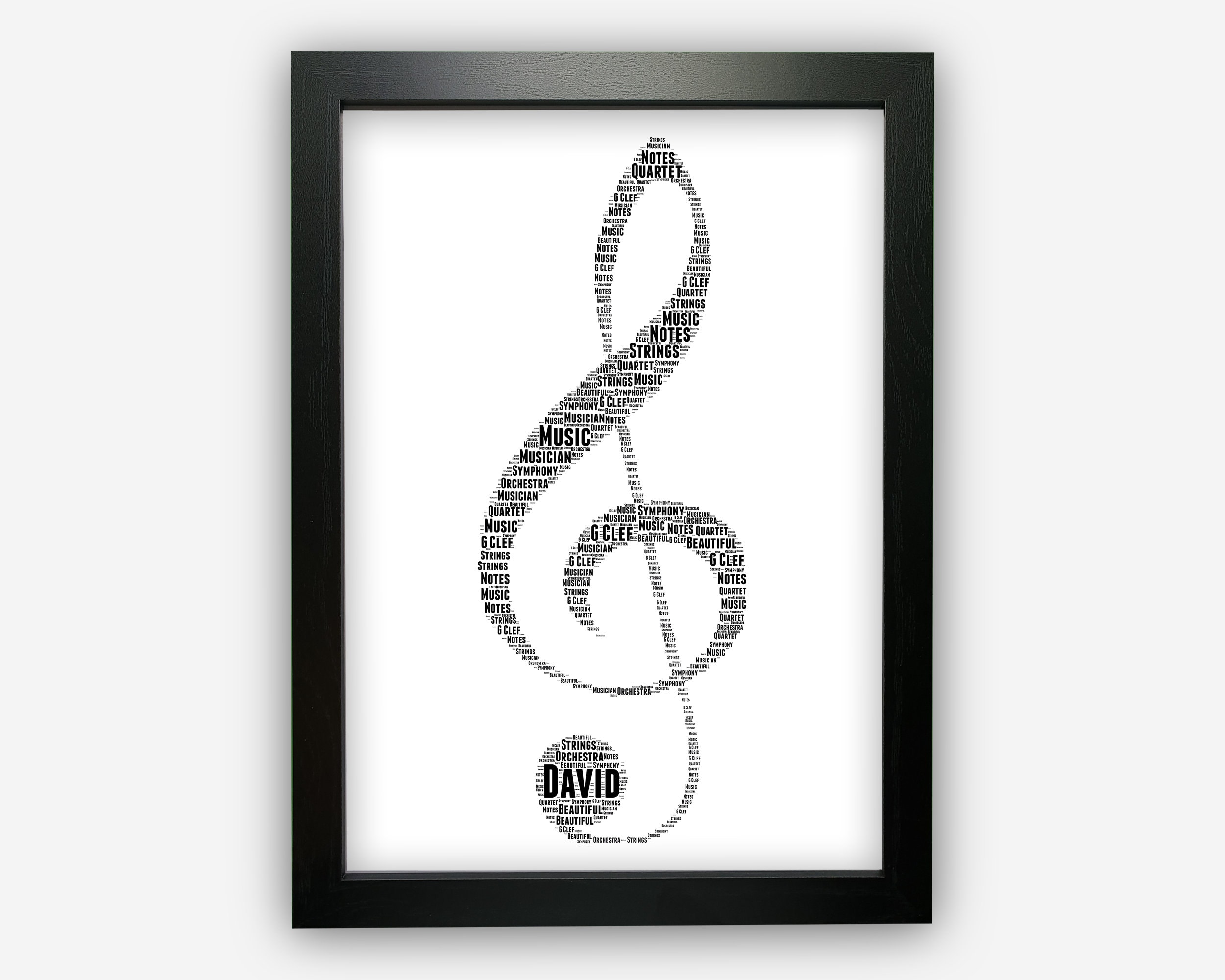 Music Notes Word Art