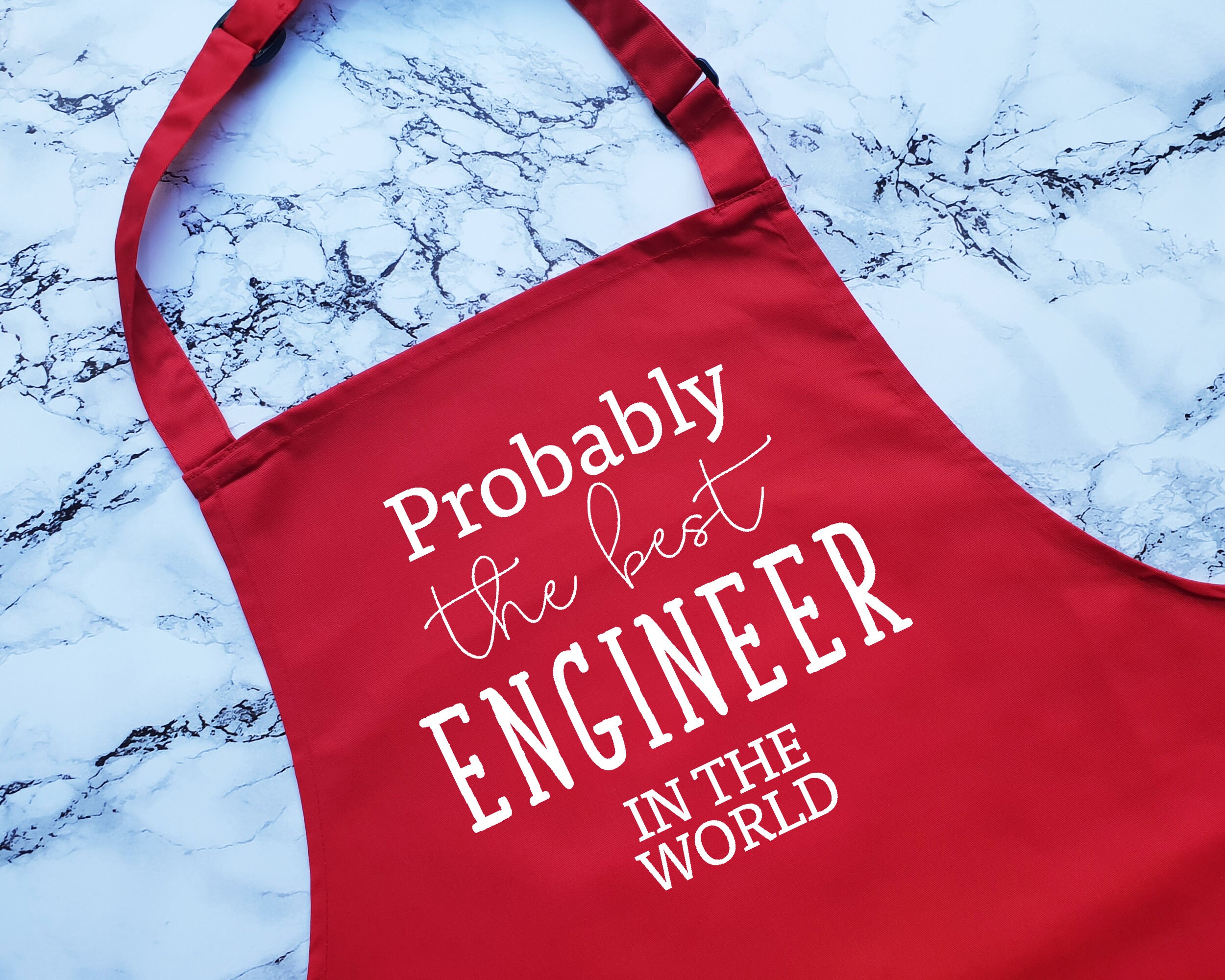 Probably the Best Engineer in the World Apron Gift Cooking - Etsy