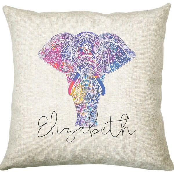 Elephant Cushion - Etsy UK