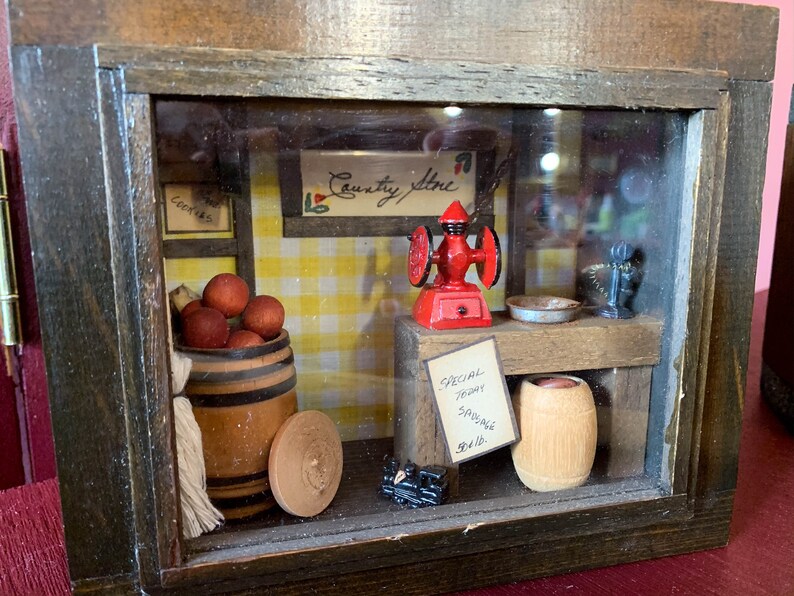 Shadow Box Terrarium Scenes, Still Life, Wall Art, Kitschy, Country ...