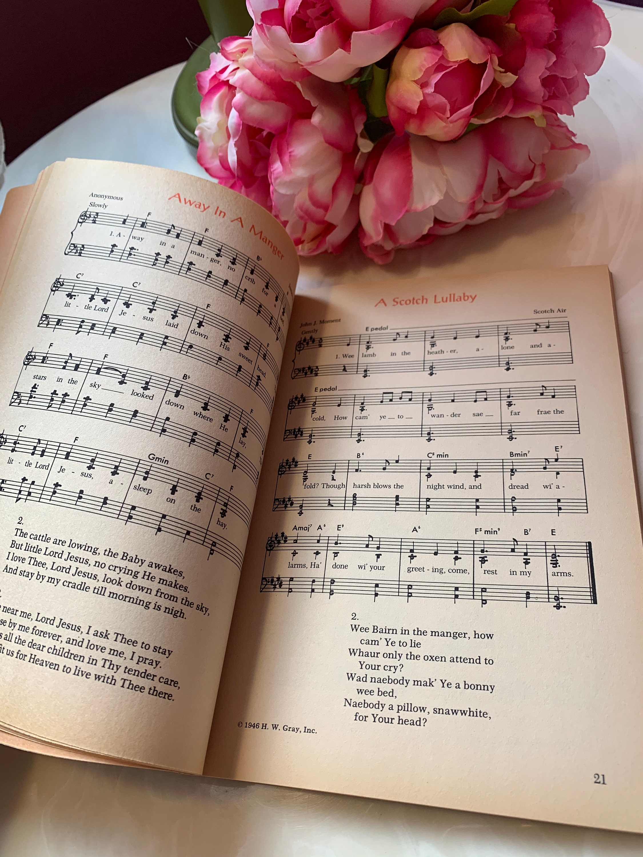 Vintage Music Books A Wreath of Carols 1946 Gospel Solos and - Etsy