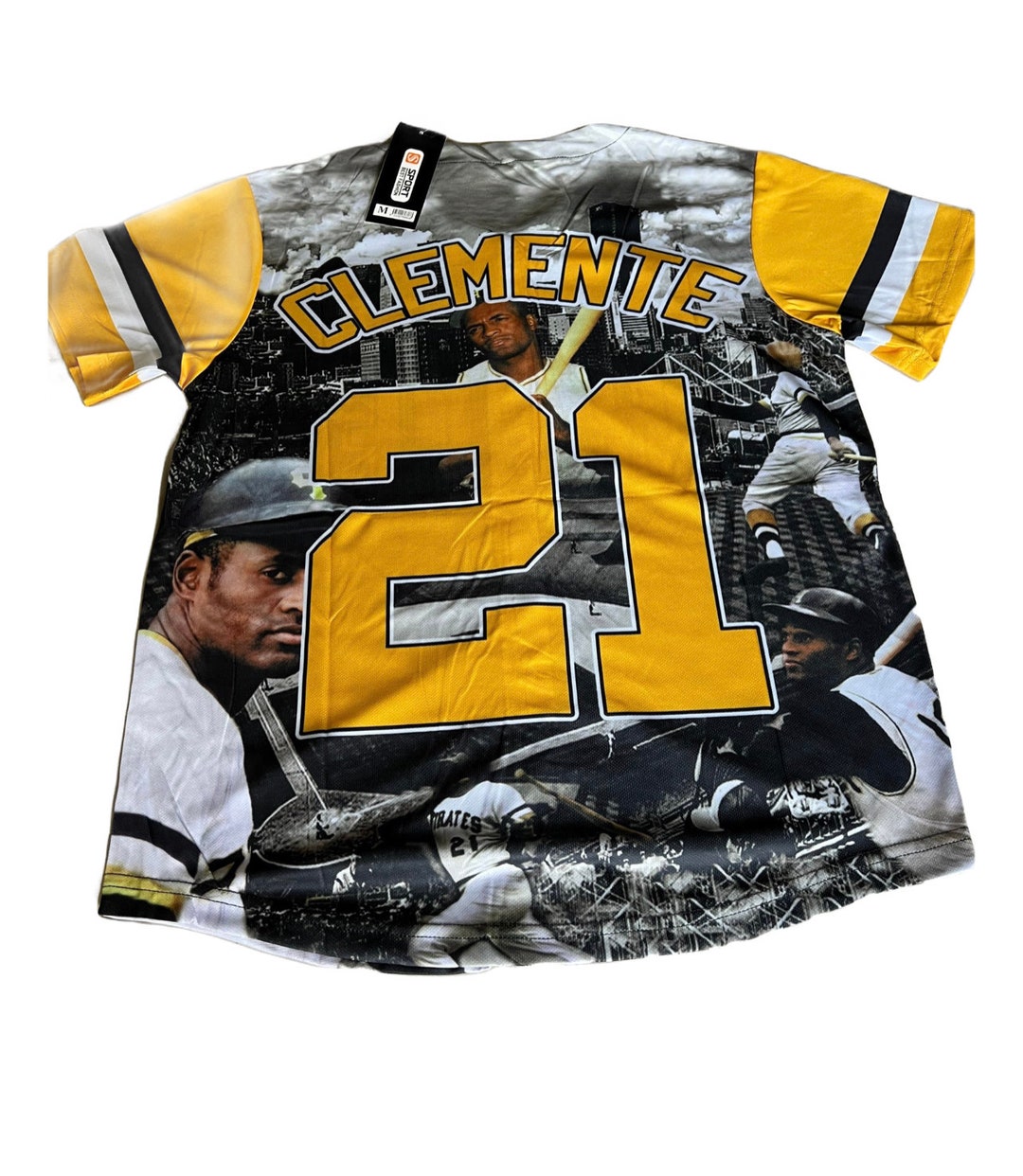 Puerto Rico Boricua Roberto Clemente 21 Jersey - Etsy