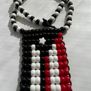 Puerto Rico Flag Beads Necklace - Etsy