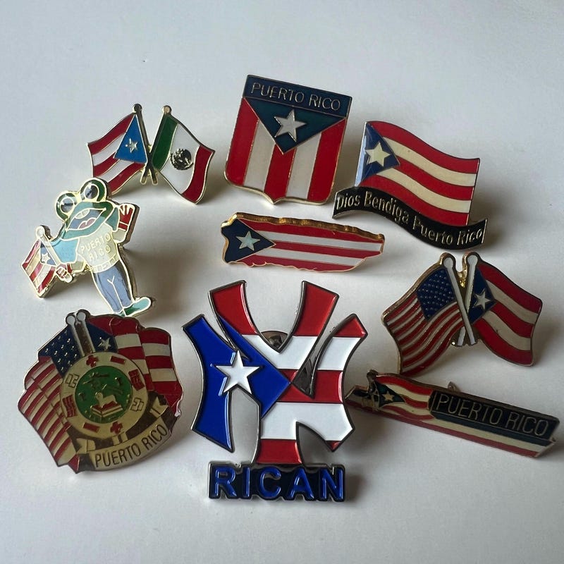 Puerto Rico Pin - Etsy