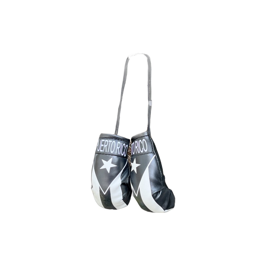 Puerto Rico Flag Mini Boxing Glove Black and White. - Etsy