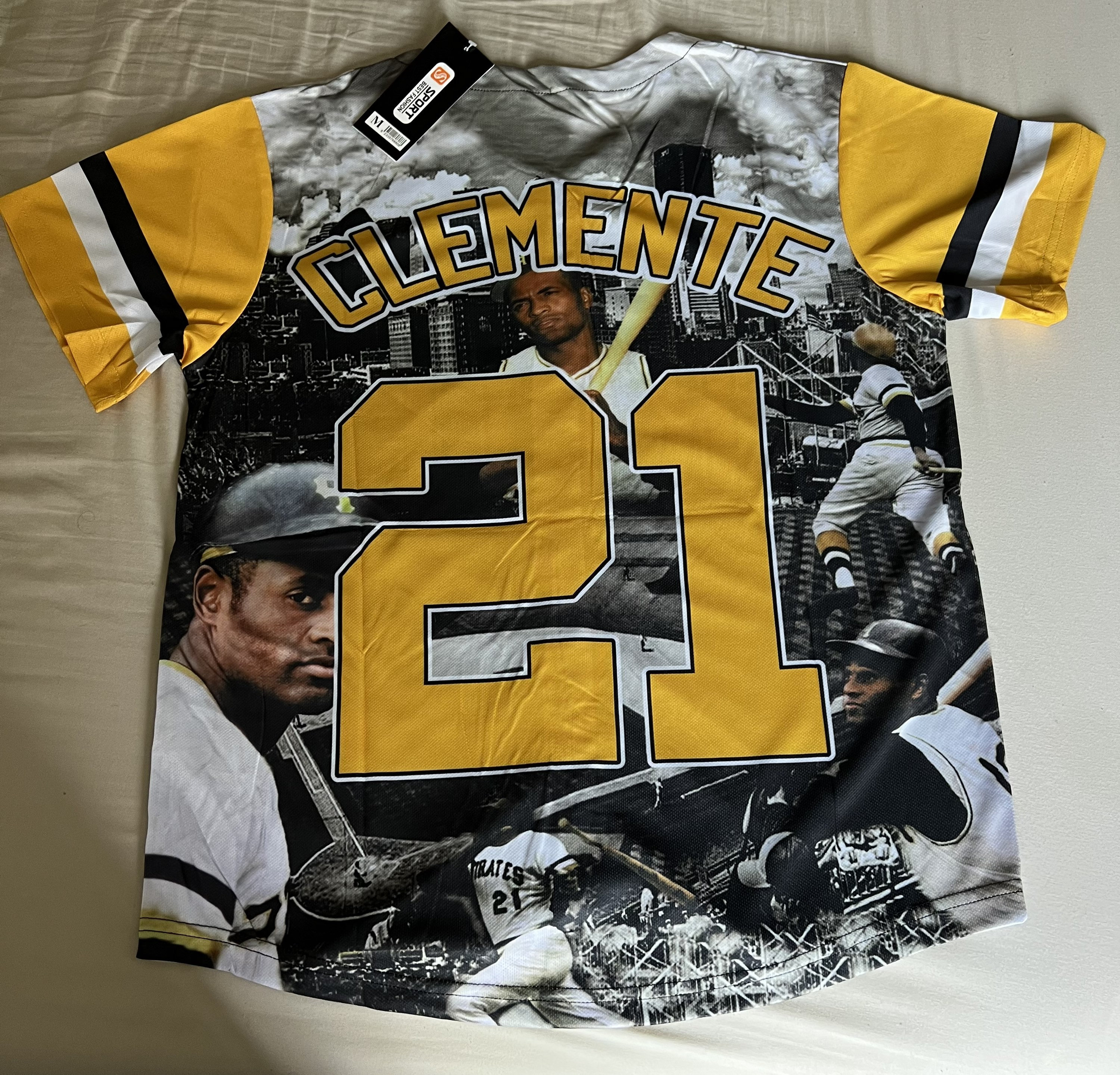 Puerto Rico Boricua Roberto Clemente 21 Jersey - Etsy