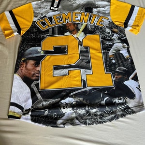 Puerto Rico Boricua Roberto Clemente 21 Jersey - Etsy