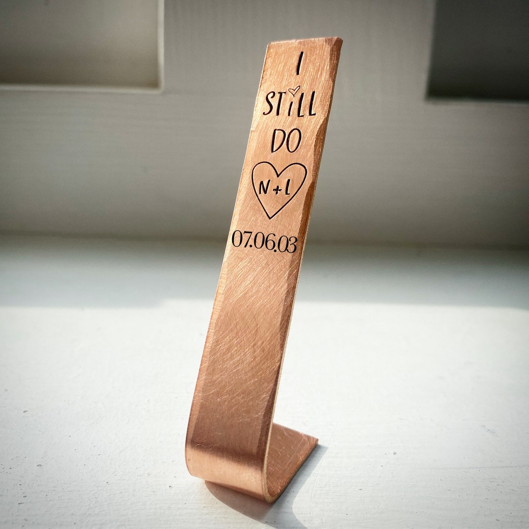 19th Traditional Wedding Anniversary Gift PERSONALISED Small Bronze ...
