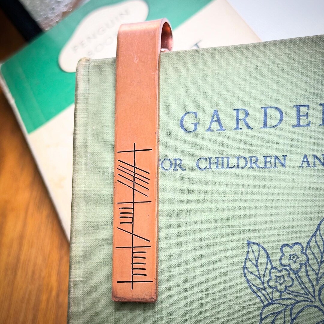 Anam Cara. Soul Mate Friend Ogham Bronze Bookmark Gift Unique Hand ...
