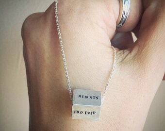 Hand Stamped Bar - Etsy