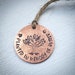Planted in Memory Of... Personalised Hand Stamped Tree Hanging Charm ...