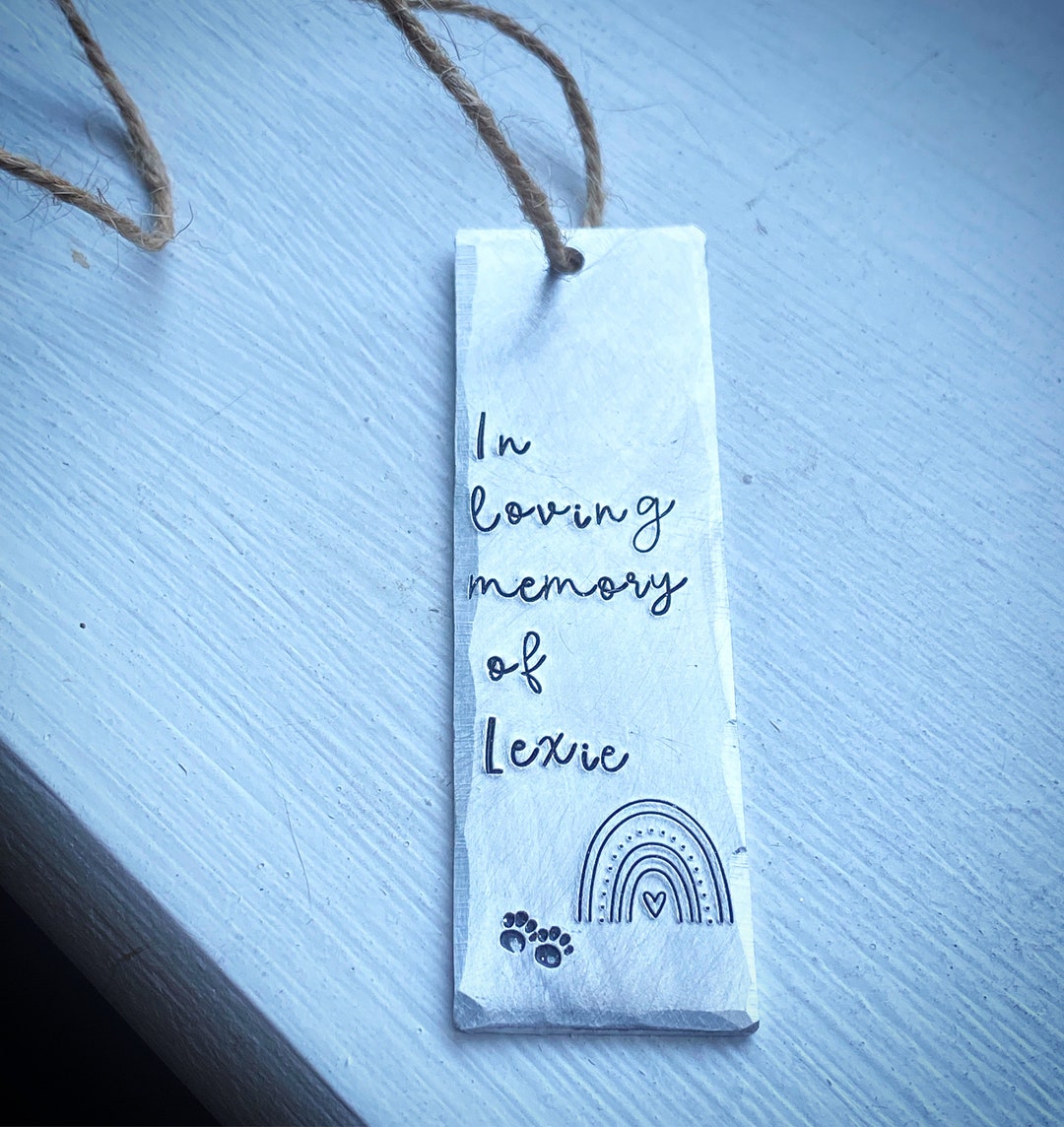 In Loving Memory Of... Rainbow Bridge Personalised Hand Stamped Tree ...