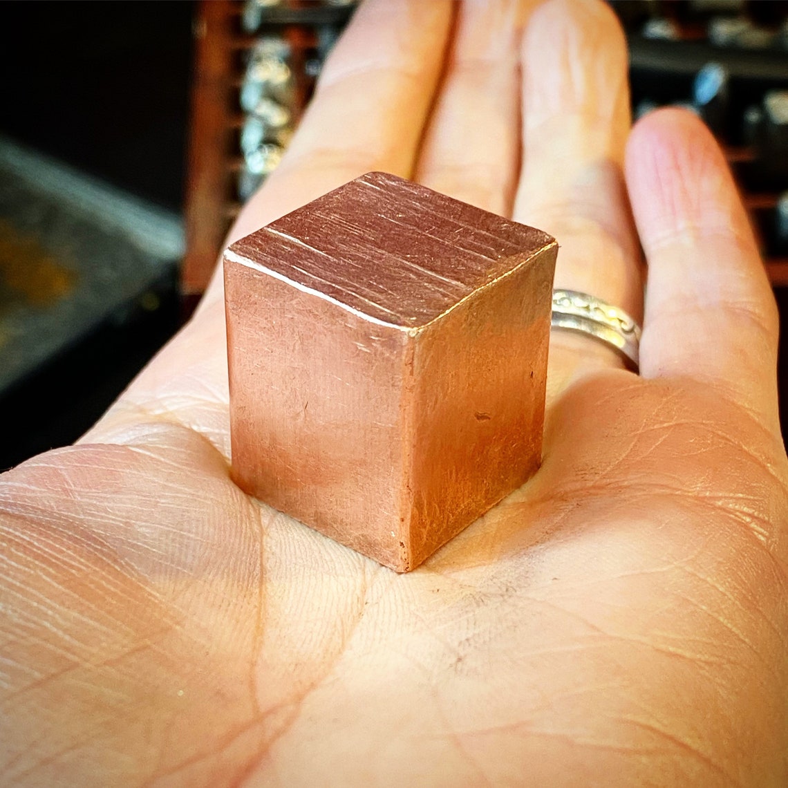 Fully Customisable Copper Cube Traditional 7th Wedding - Etsy