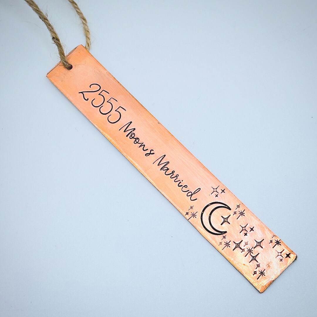 Personalised Wedding Anniversary Custom Years Moons Married Tree ...