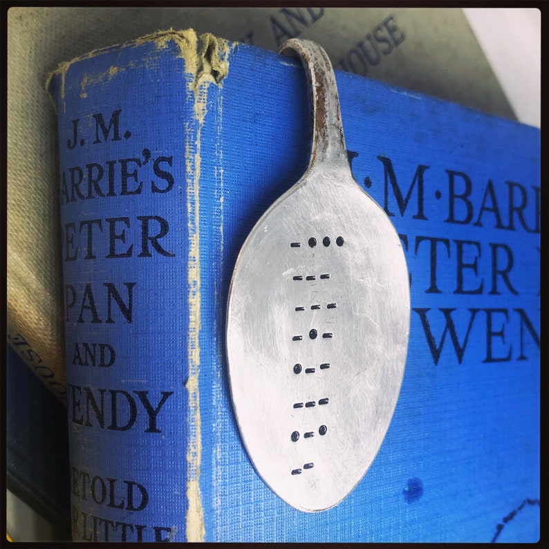 Personalised Custom MORSE CODE Secret Message Bookmark. | Etsy