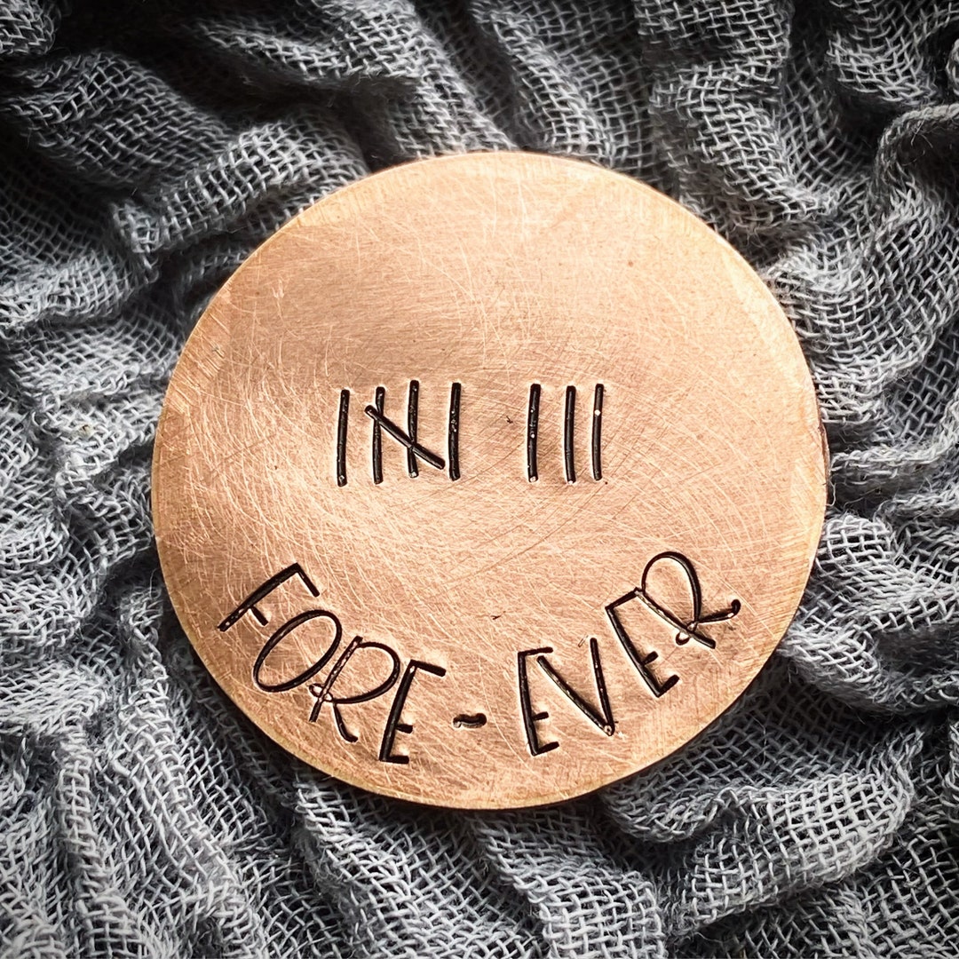 Personalised Custom Year Tally Hash Marks. Fore-evertraditional 8th ...