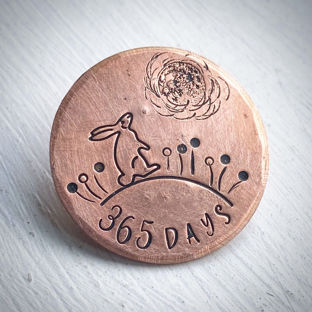 Personalised Sobriety Recovery Token, Chip Gift. Custom Hand Stamped ...