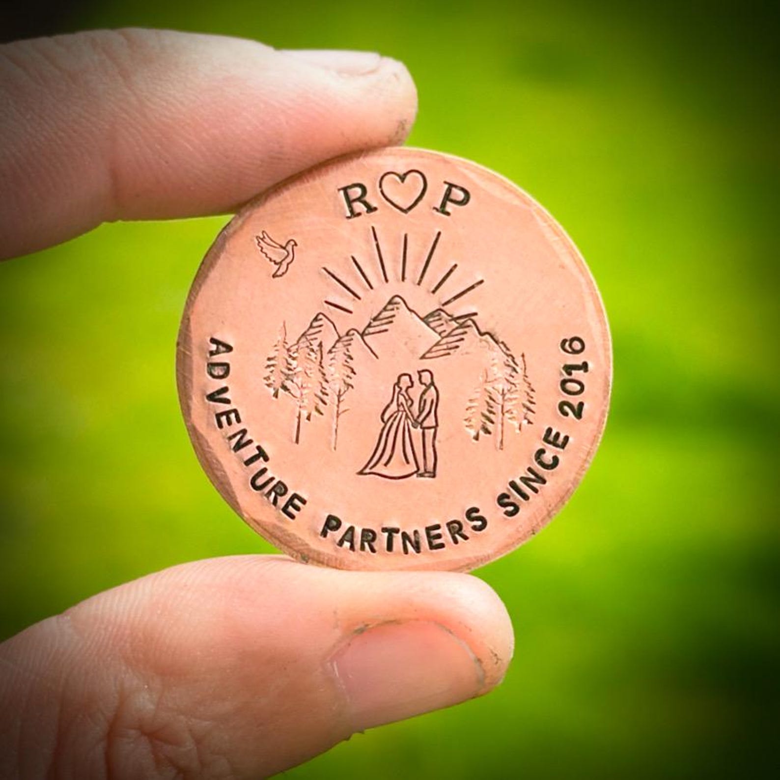 Personalised Couples Adventure Partners Hiking Outdoors Walking Wedding ...