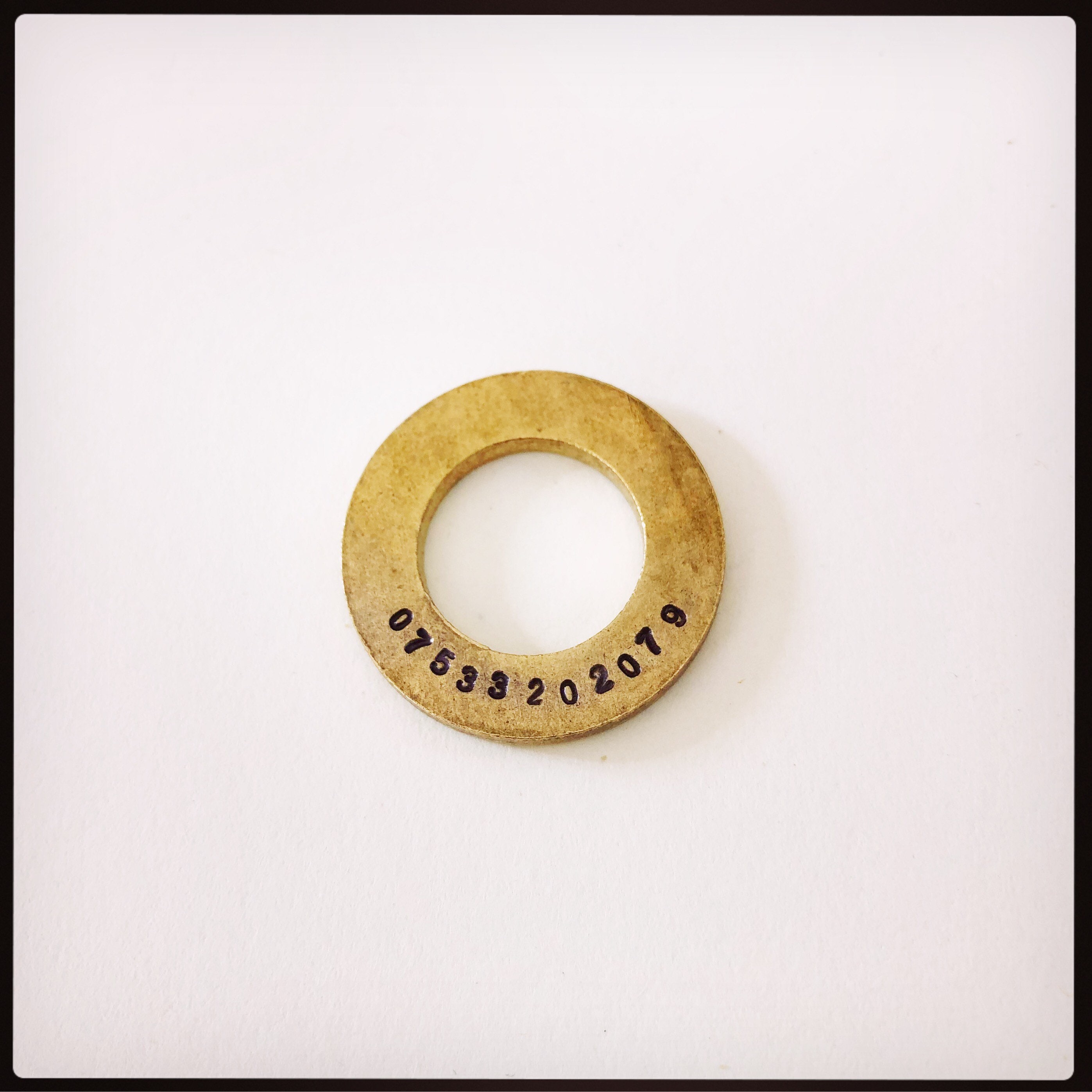 Double Sided Pet ID Tag. Personalised Name and Number Dog, Cat Tag ...