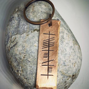Anam Cara’ Soulmate OGHAM Celtic Irish Language Hand Stamped Copper ...