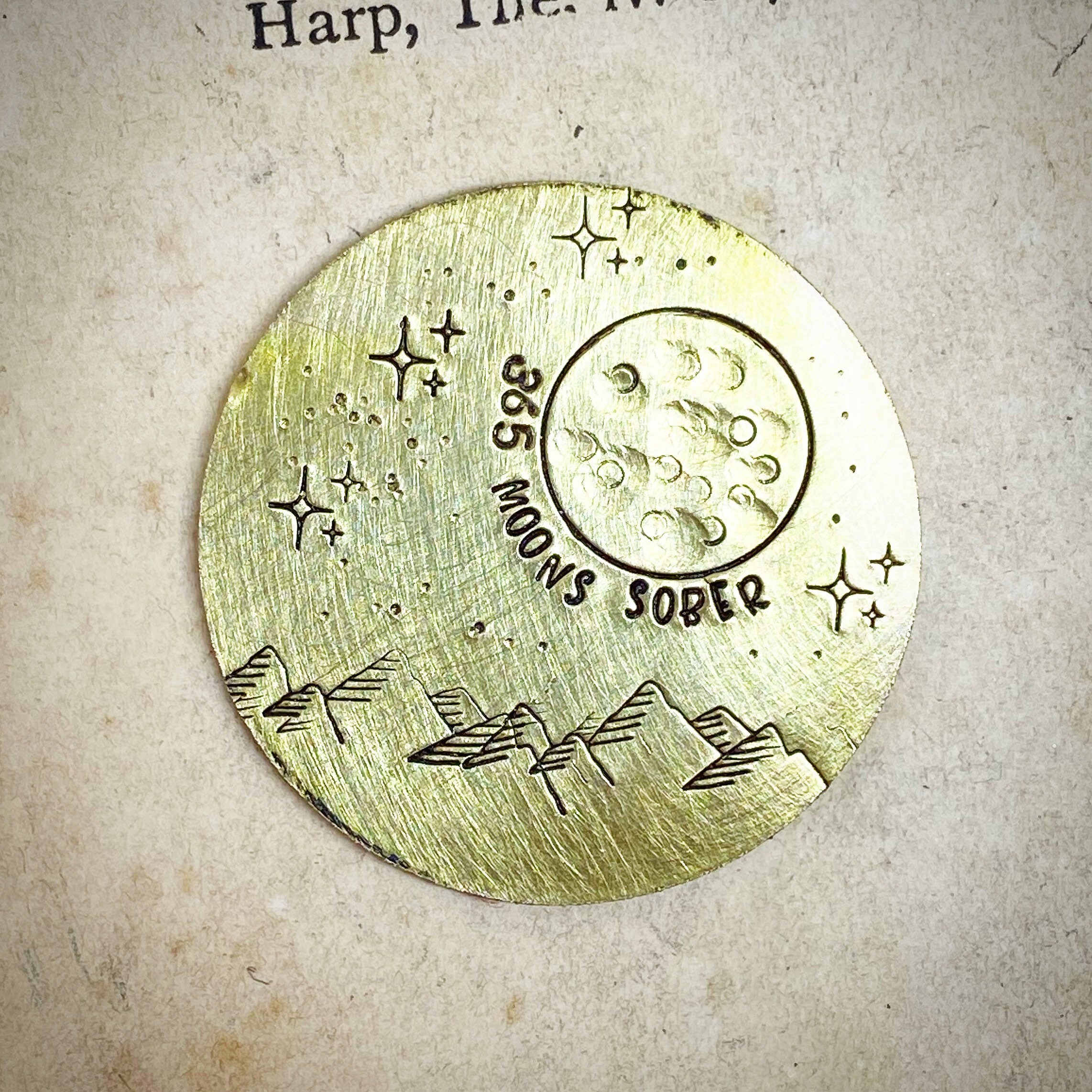 Personalised Sobriety Recovery Token Chip Gift. Custom Hand - Etsy UK