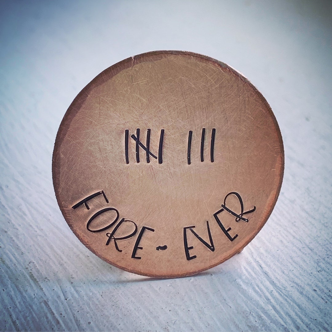 Personalised Custom Year Tally Hash Marks. Fore-evertraditional 8th ...
