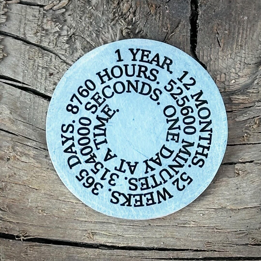 Custom Milestone Sobriety Recovery Token, Chip Coin Gift. One Day at A ...