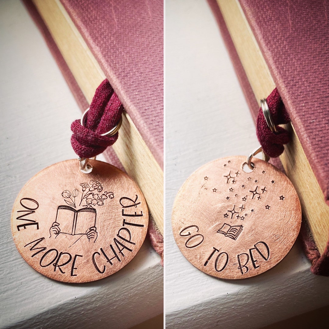 Unique FLIP COIN. One More Chapter. Go to Bed. Decision Maker Copper ...