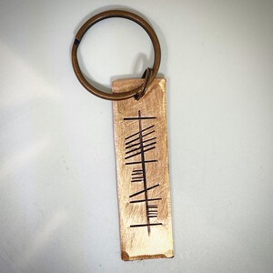 Anam Cara’ Soulmate OGHAM Celtic Irish Language Hand Stamped Copper ...
