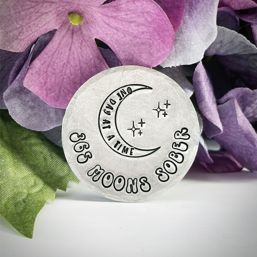 Personalised Milestone Sobriety Recovery Token Chip Coin Gift Custom ...