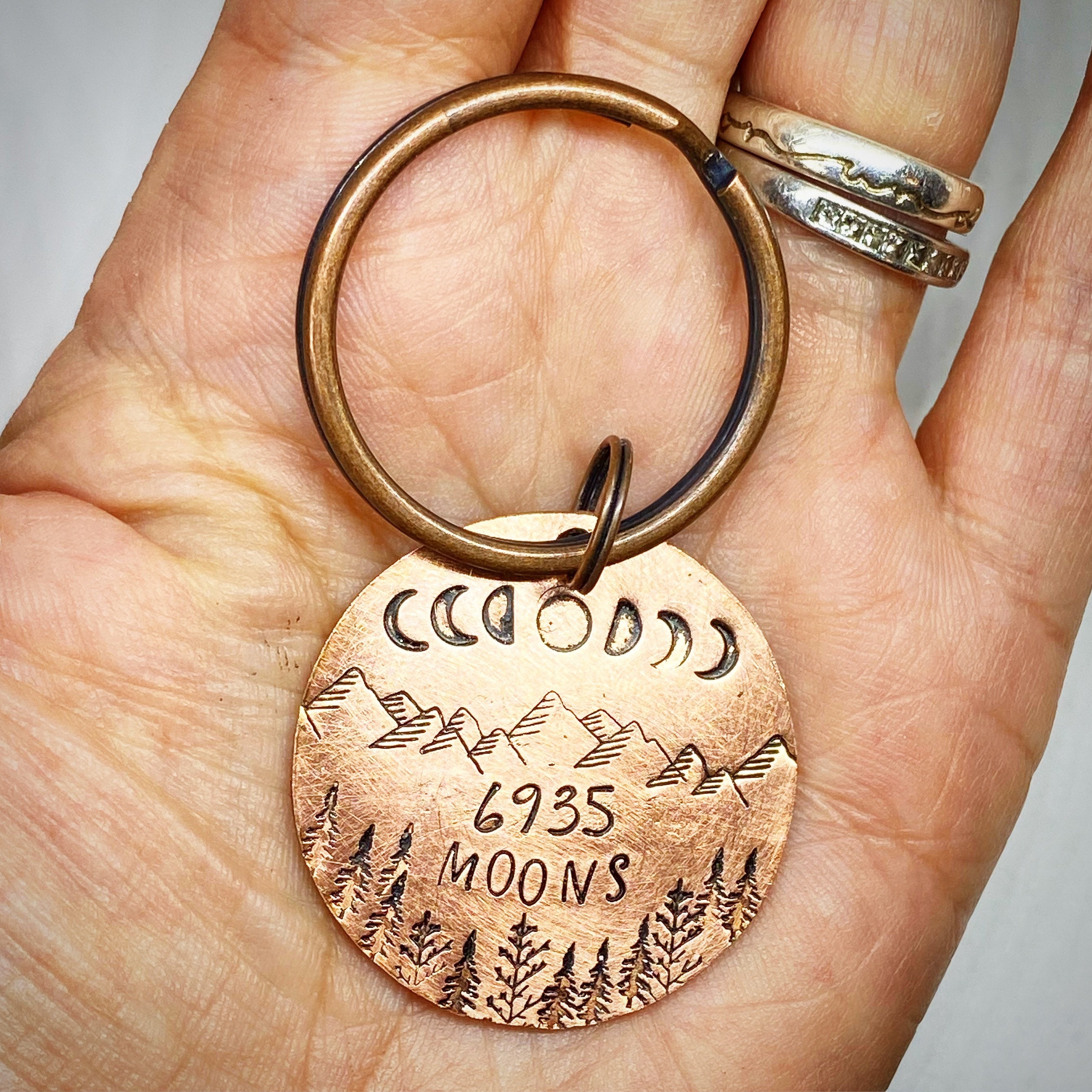 19 Year Wedding Anniversary Gift. Reclaimed Bronze Hand Stamped ...