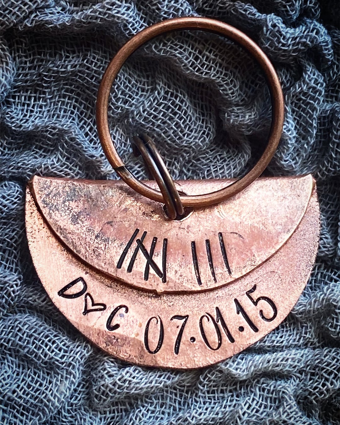 8 Year Tally Hash Mark Unique Wedding Anniversary Gift. Reclaimed ...