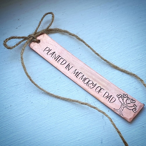 In Loving Memory Of...personalised Hand Stamped Tree Hanging - Etsy