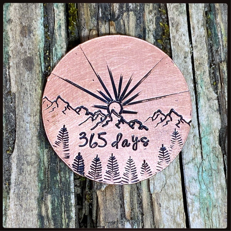 Personalised Sobriety Recovery Token Chip Gift. Custom Hand | Etsy