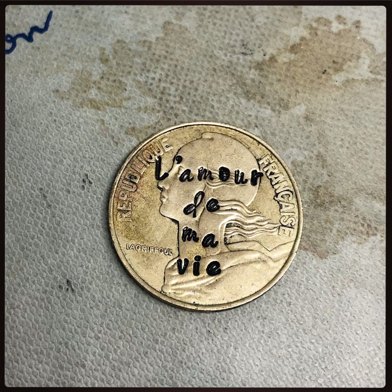 Gold Love Token Vintage - Etsy UK