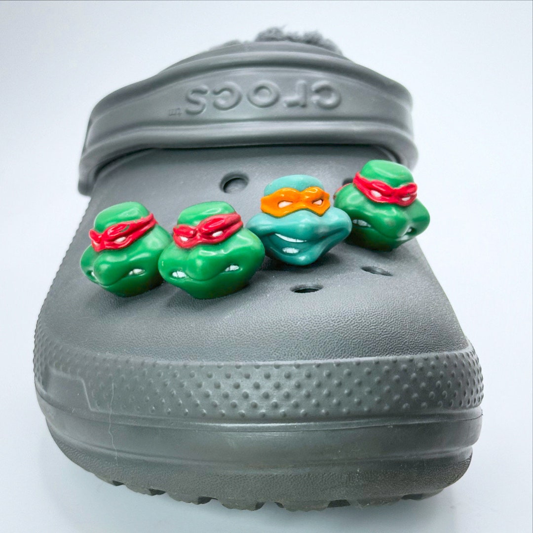 Teenage Mutant Ninja Turtles Retro Iconic Croc Shoe Crocs Charm Cute ...