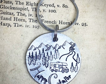 Camper Key Ring | Etsy