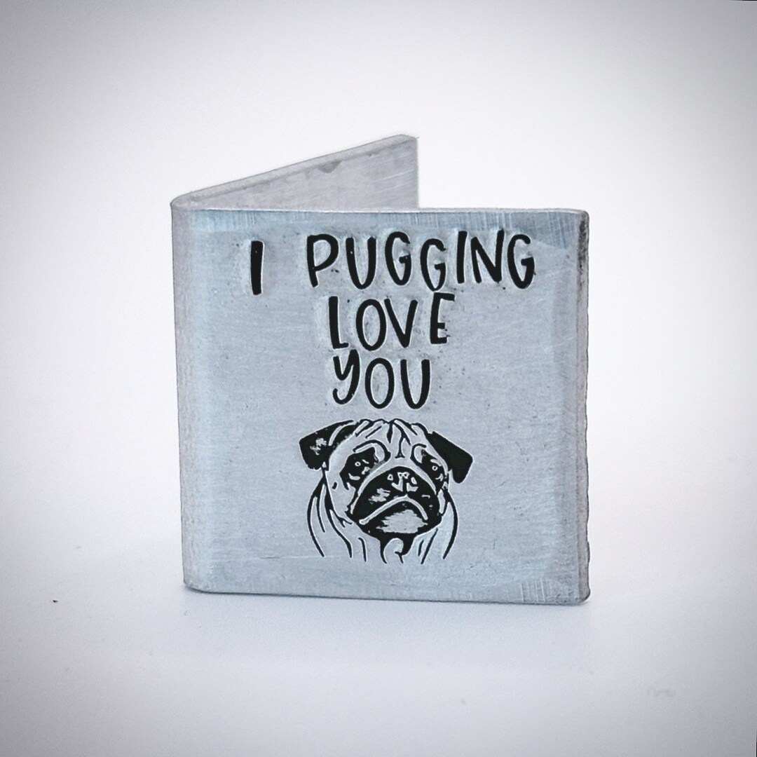 I Pugging Love You PERSONALISED Pug Dog Birthday Wedding Anniversary ...