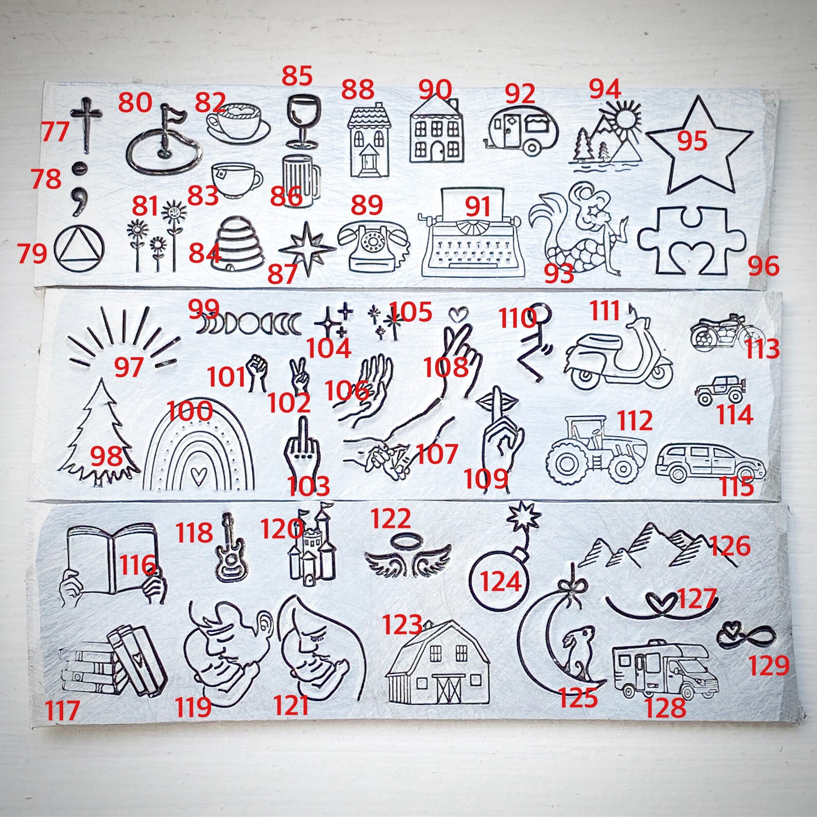 In Loving Memory Of...personalised Hand Stamped Tree Hanging Charm ...